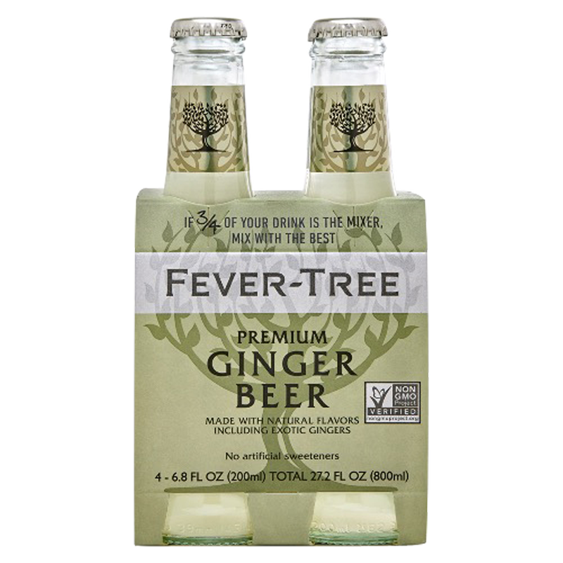 Fever-Tree Ginger Beer 4pk 200ml Glass Bottle – BevMo! Arizona