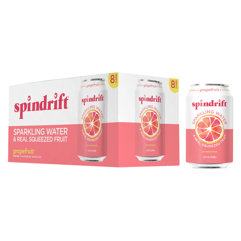 Spindrift Grapefruit Sparkling Water 8pk 12oz can – BevMo!
