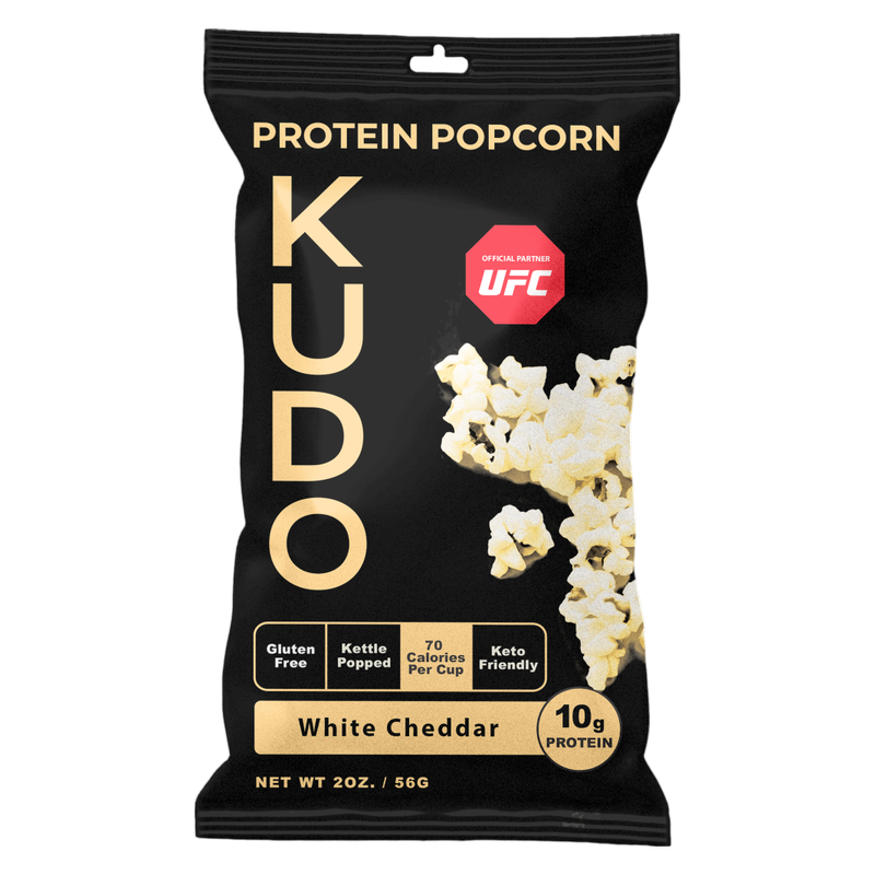 Kudo White Cheddar Protein Popcorn, 2oz – BevMo!
