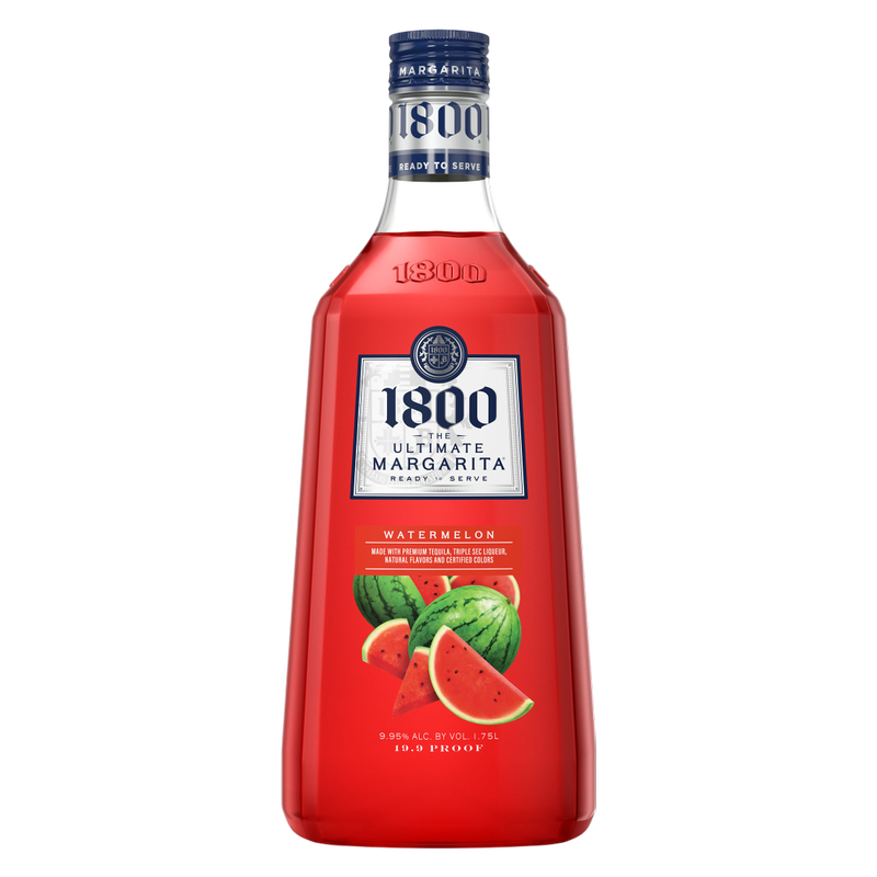1800 The Ultimate Margarita Watermelon Ready to Drink Cocktail 1.75L 9 ...