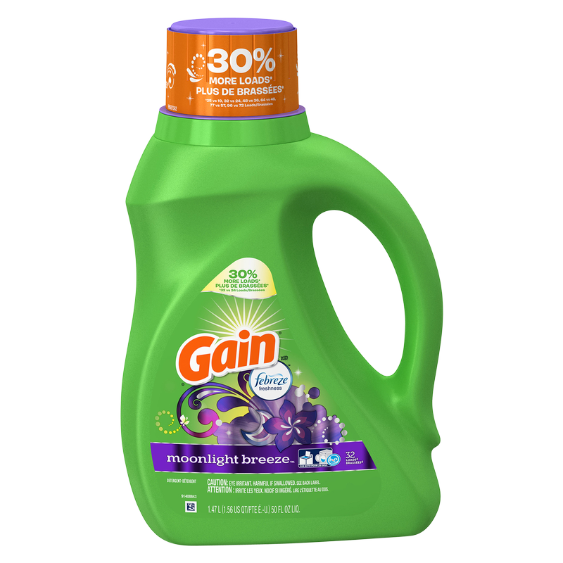 Gain Moonlight Breeze Liquid Laundry Detergent 50oz – BevMo!