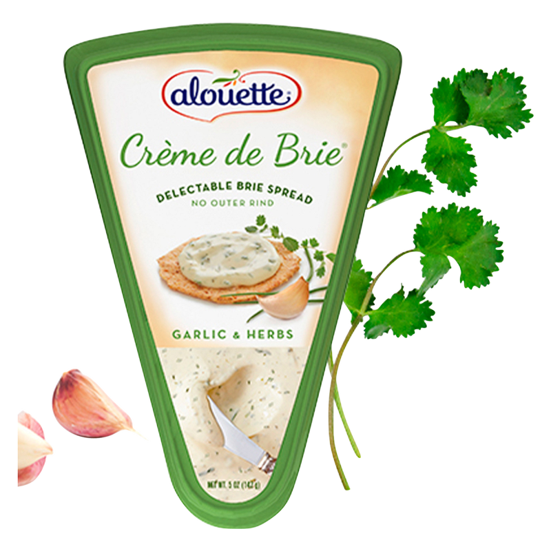 Alouette Crème de Brie Garlic & Herbs - 5oz – BevMo!